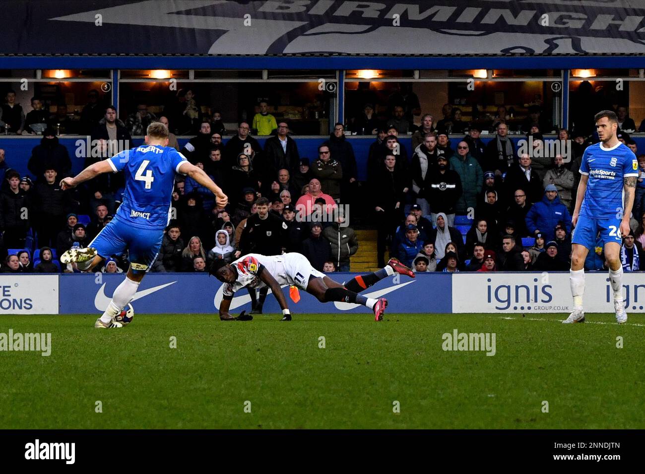25th February 2023: St Andrews, Birmingham, West Midlands, England; EFL Championship Football ...