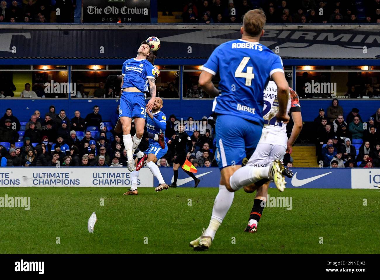 25th February 2023: St Andrews, Birmingham, West Midlands, England; EFL Championship Football ...