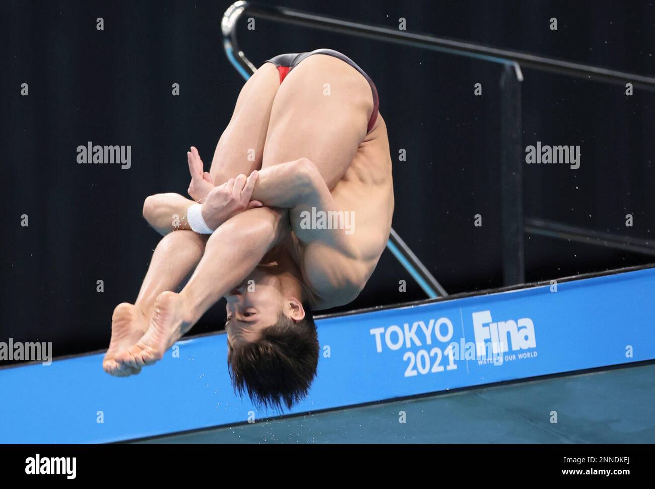 Mexico's Randal Willars Valdez performs during Men's 10m Platform Final ...