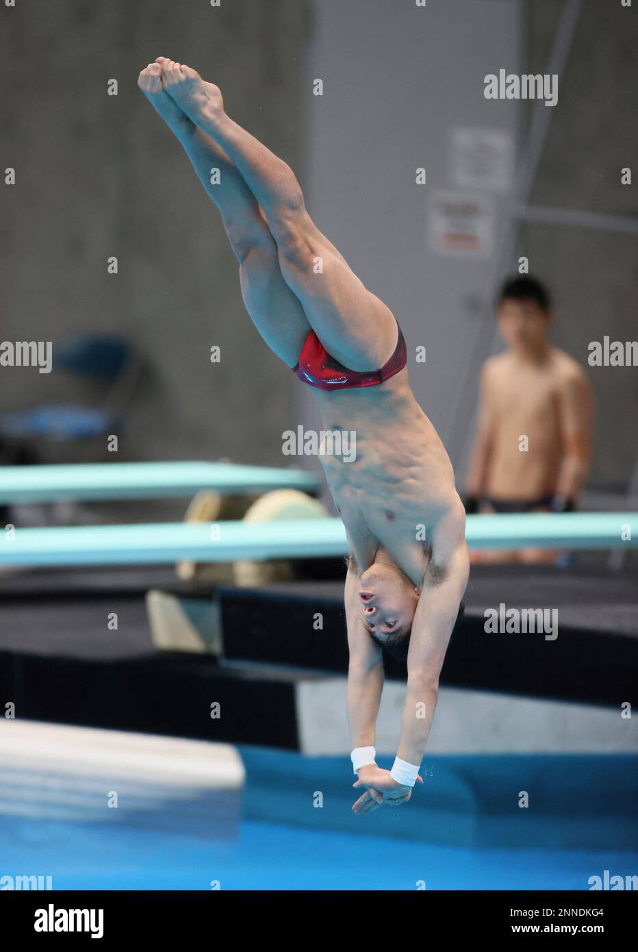 Mexico's Randal Willars Valdez performs during Men's 10m Platform Final ...