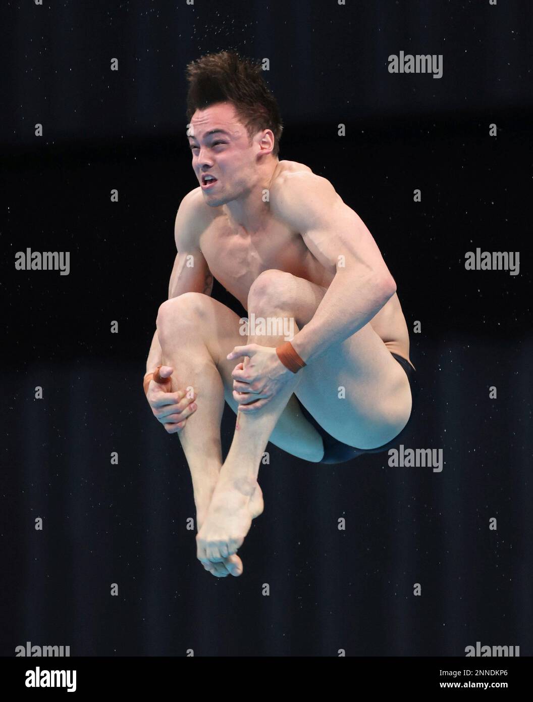 Great Britain's Thomas DALEY performs during Men's 10m Platform Final ...