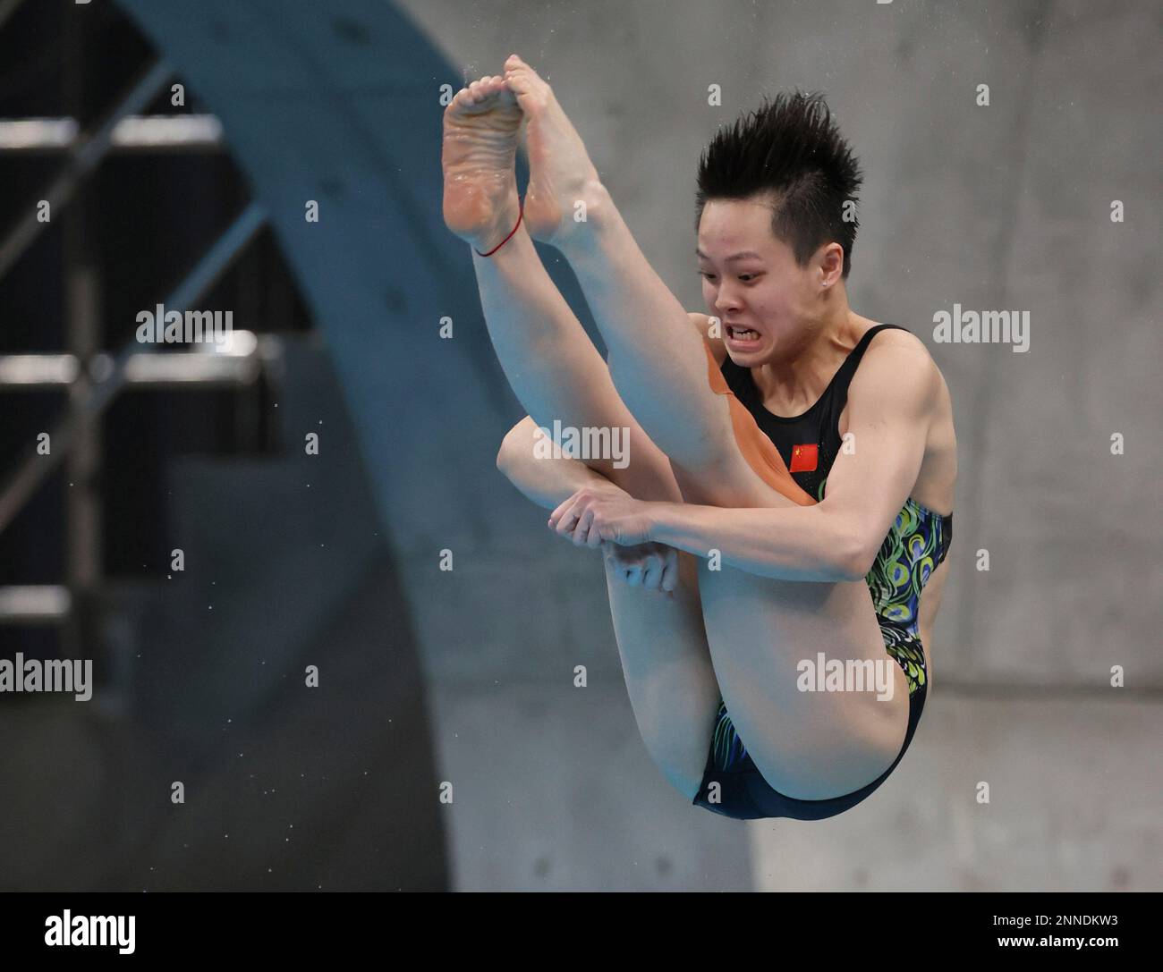 China's CHEN Yiwen performs during Women's 3m Springboard Finalof 22nd ...
