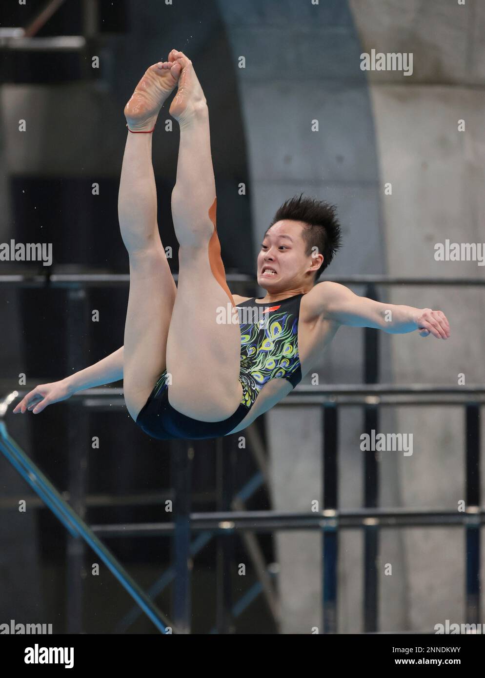 China's CHEN Yiwen performs during Women's 3m Springboard Finalof 22nd ...