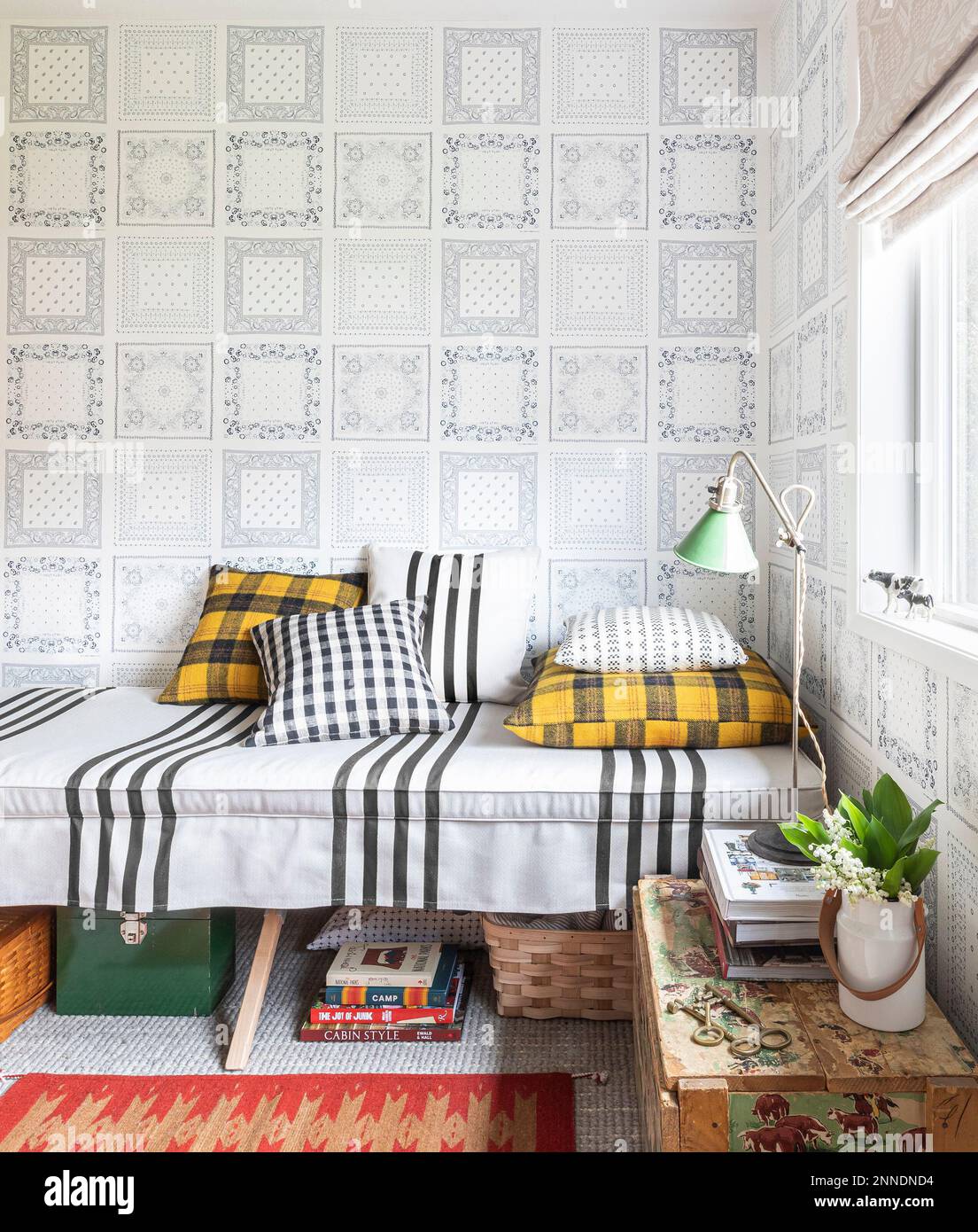 This image released by Portland Oregon-based interior designer Max ...