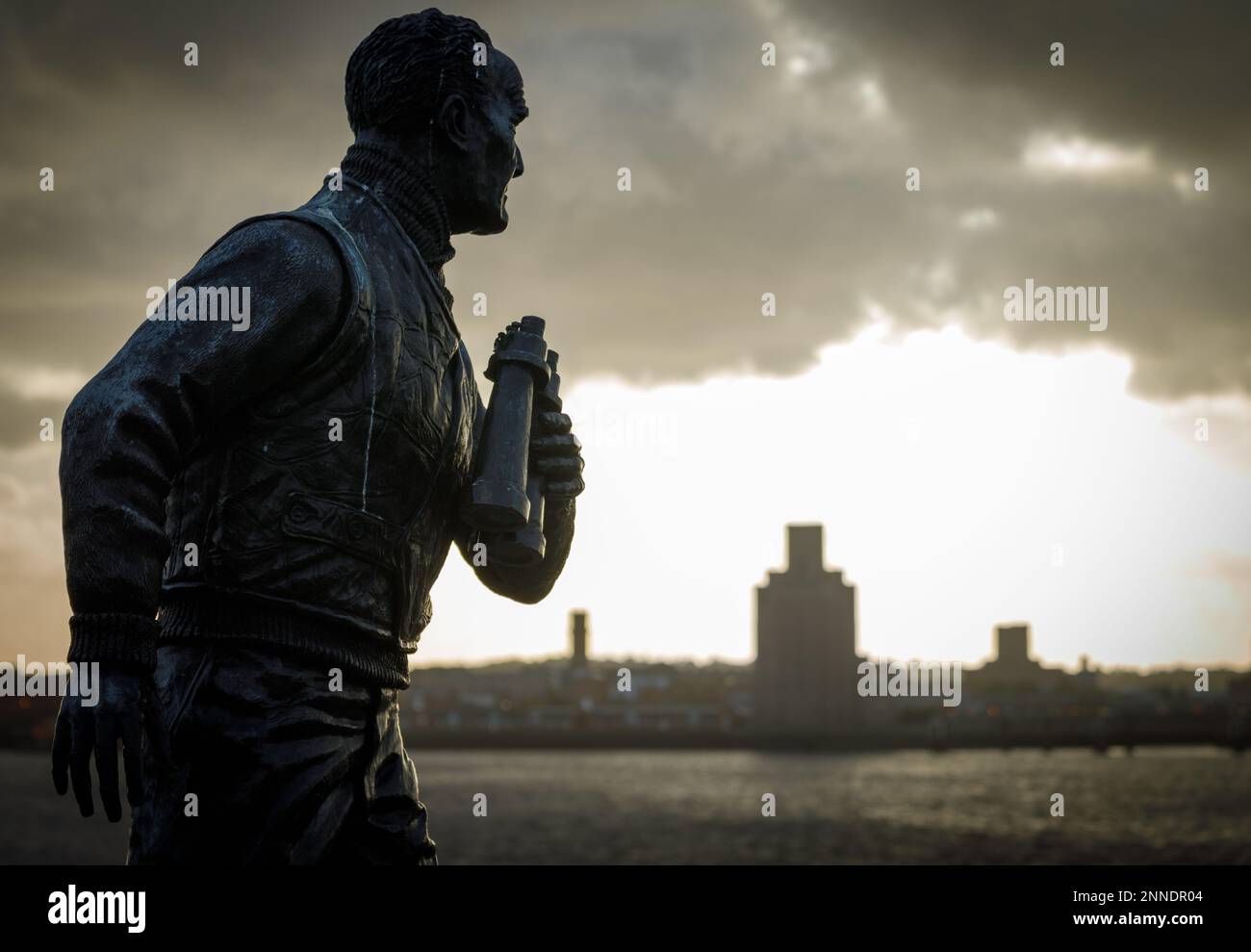 Statue of Captain Frederic John ‘Johnnie’ Walker a hero of the Battle ...