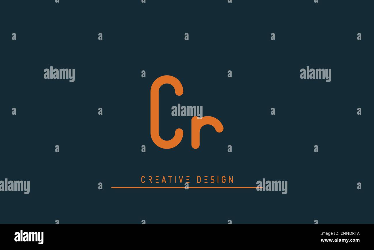 Alphabet letters Initials Monogram logo CR , RC Stock Vector Image ...