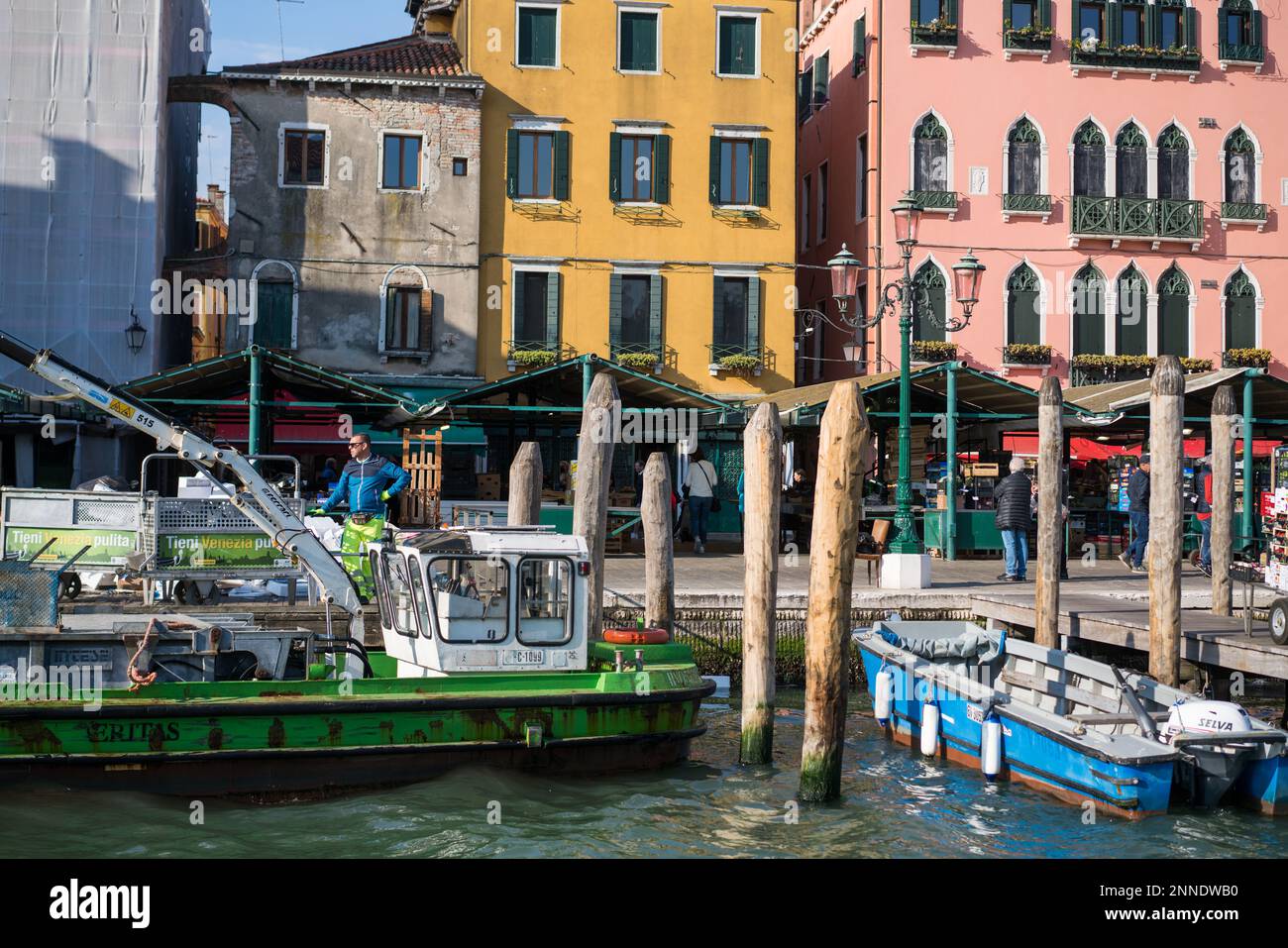 Rialto market in the Venice, Italy, Europe Stock Photo - Alamy
