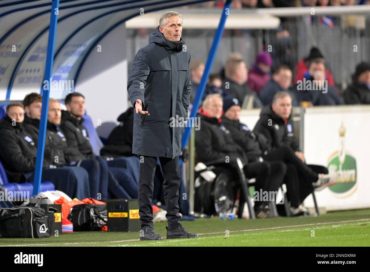 HERENVEEN - SC Heerenveen coach Kees van Wonderen during the Dutch ...