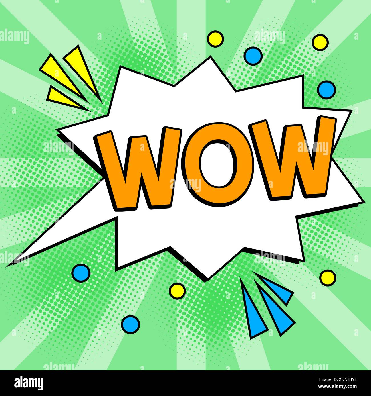 Text caption presenting Wow. Concept meaning Expressing astonishment ...