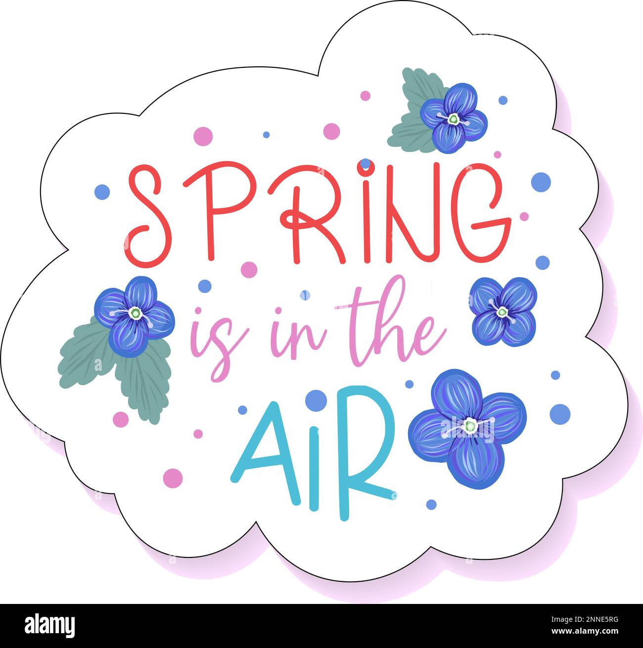 Little flowers in the sunlight Stock Vector Images - Alamy