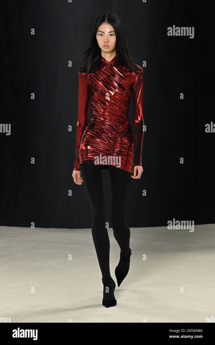 Ferragamo fashion show catwalk at Milan Fashion Week, women fall winter ...