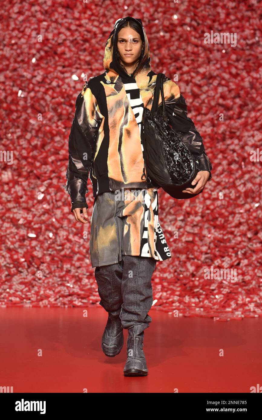 Diesel fashion show catwalk at Milan Fashion Week, women fall winter ...