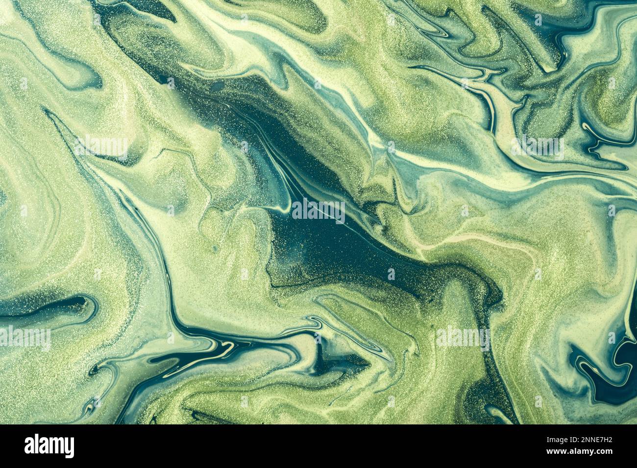 Bright green marble background with dark green waves. Abstract ...