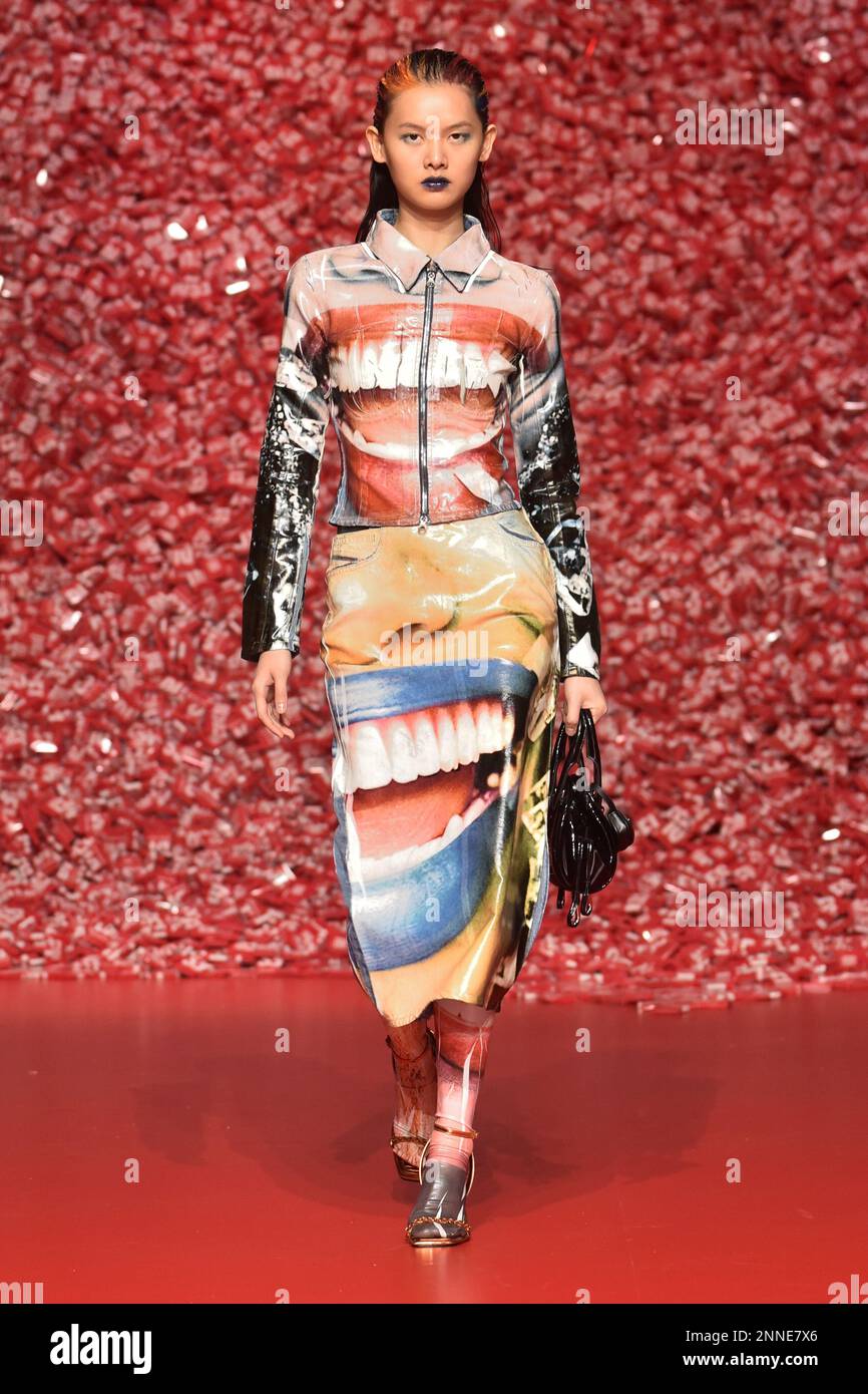 Diesel fashion show catwalk at Milan Fashion Week, women fall winter ...