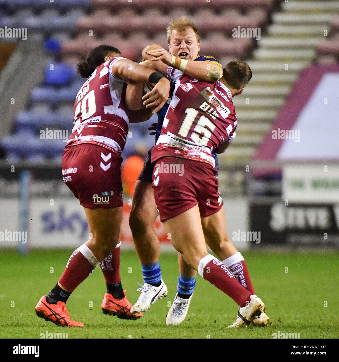 Wigan, England -24th February 2023 - Wakefield Trinity's Eddie Battye ...