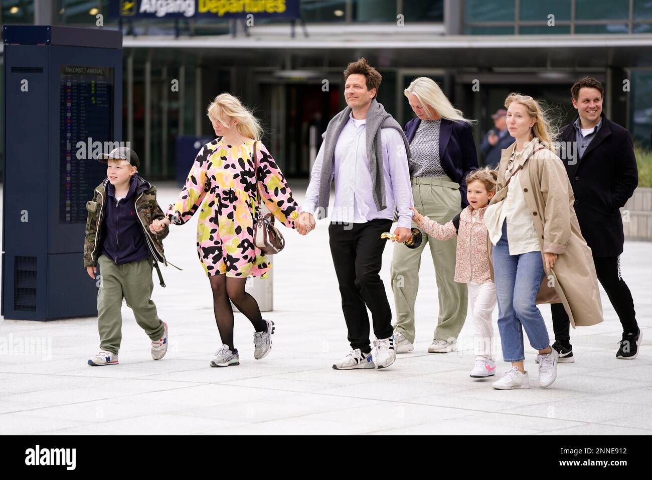 Danish Film director Thomas Vinterberg holds his award after returning ...