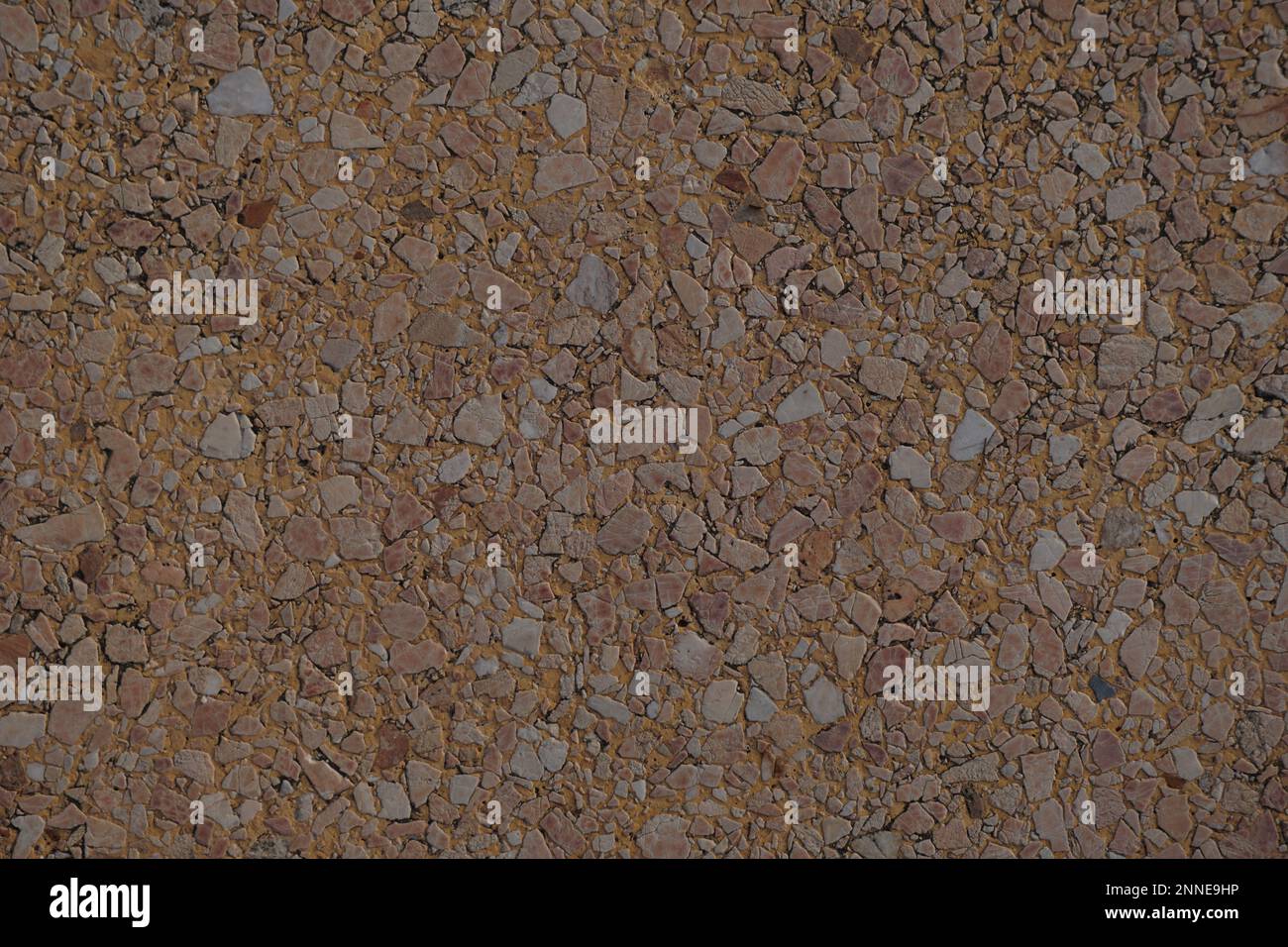 Grunge small dolomite crushed stone texture. Natural brown and beige ...