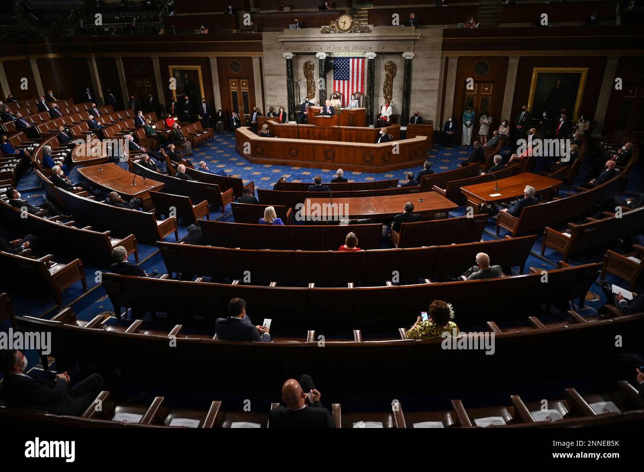 President Joe Biden speaks to a joint session of Congress Wednesday ...