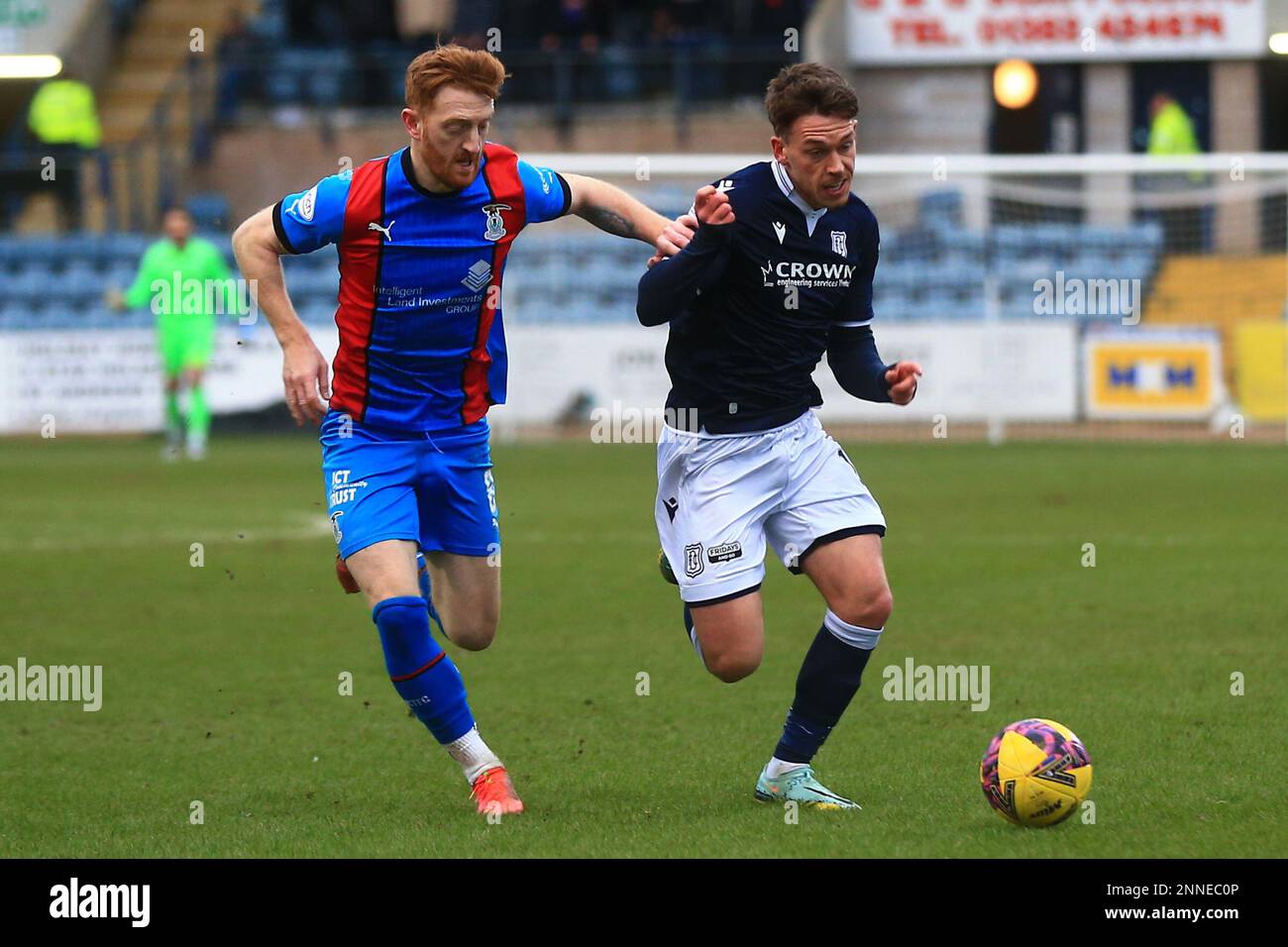 25th February 2023; Dens Park, Dundee, Scotland: Scottish Championship ...