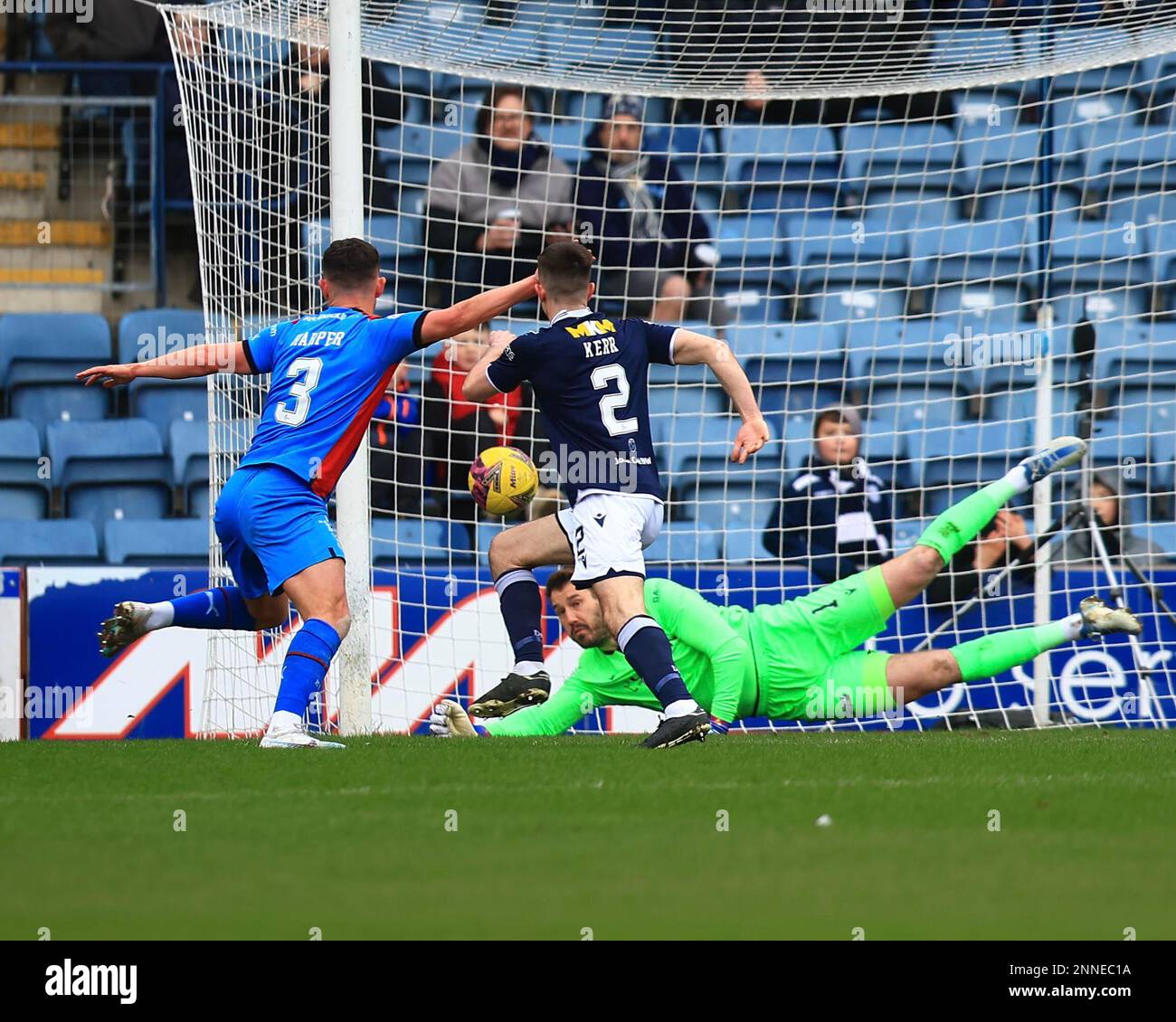 25th February 2023; Dens Park, Dundee, Scotland: Scottish Championship ...