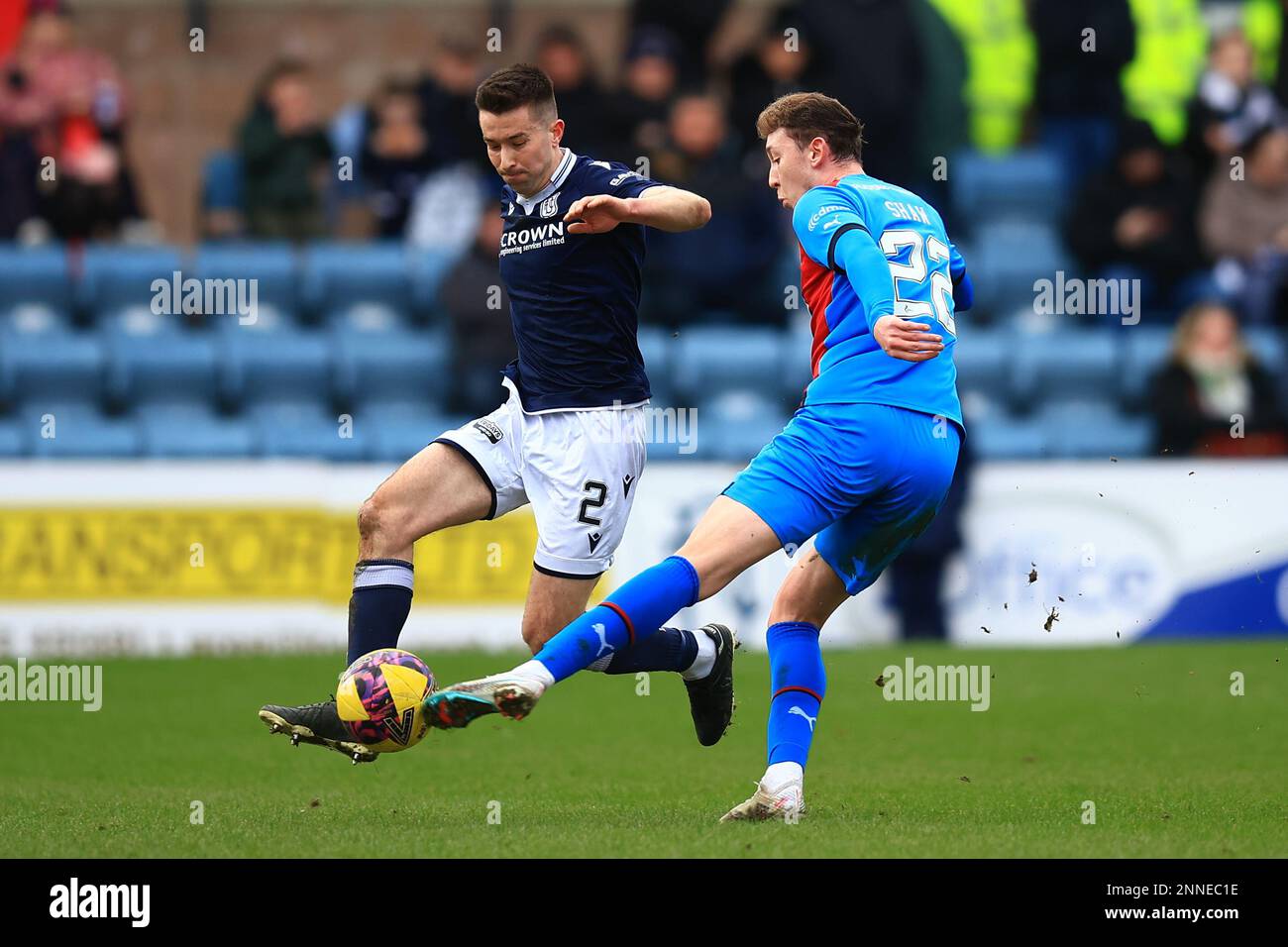 25th February 2023; Dens Park, Dundee, Scotland: Scottish Championship ...