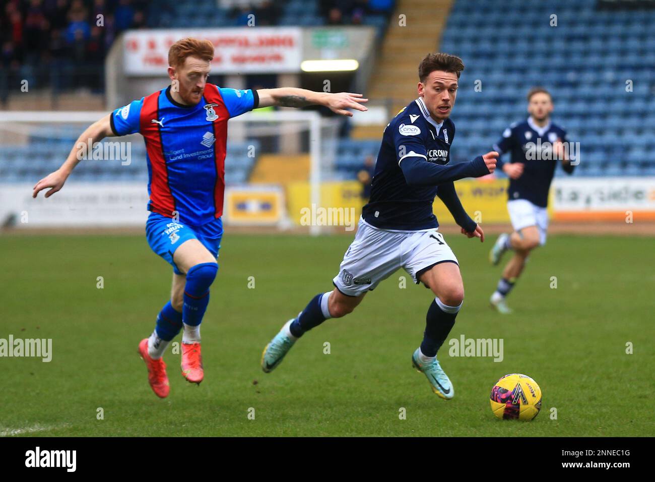 25th February 2023; Dens Park, Dundee, Scotland: Scottish Championship ...