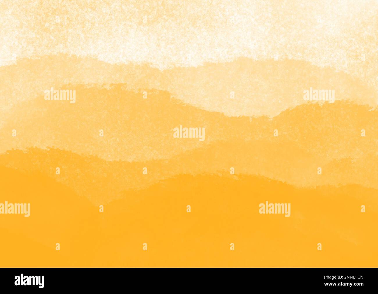 Peach, yellow watercolor, ink, abstract background texture. Copy space ...