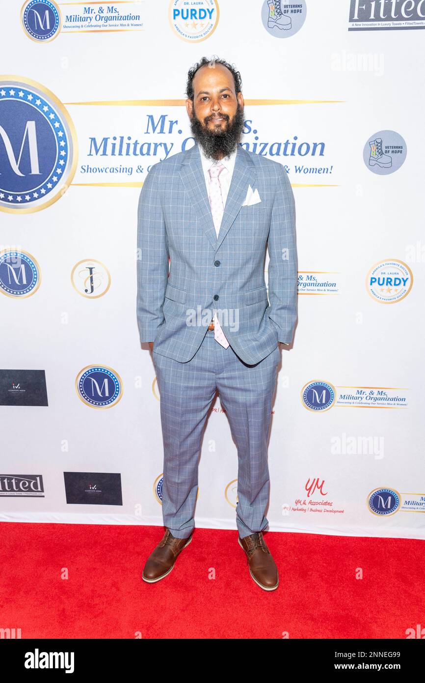 San Diego, Ca, USA. 24th Feb 2023. Veteran of Hopes Sponsor Zane Allen ...