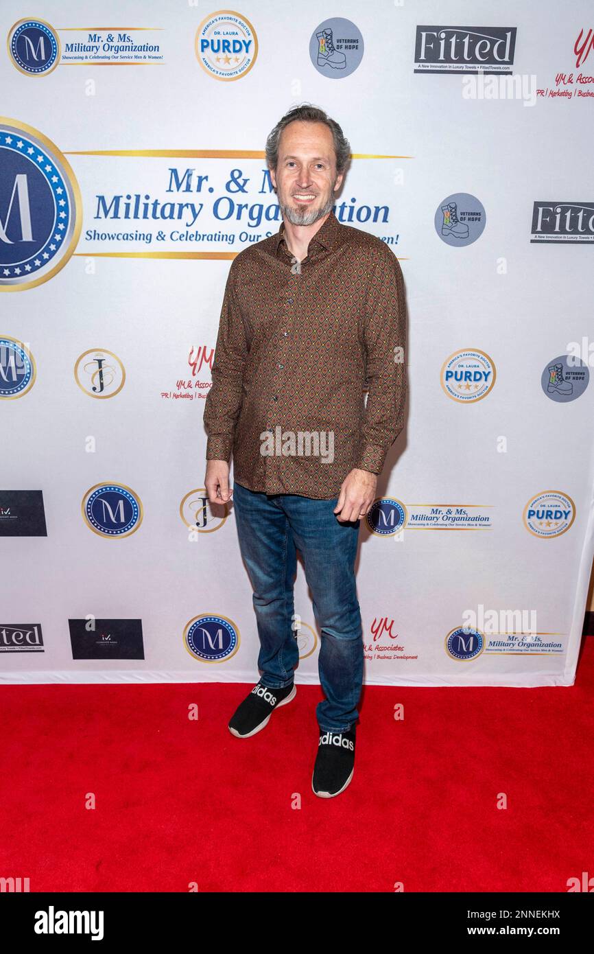 San Diego, Ca, USA. 24th Feb 2023. Vet Tv Producer Justice Pelton ...