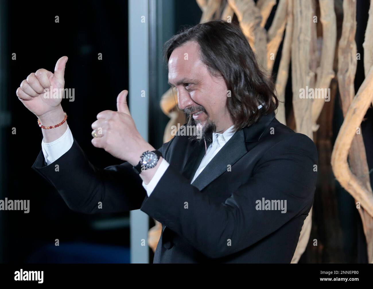 Nicolas Becker celebrates after he won for Best Sound for 'Sound of ...