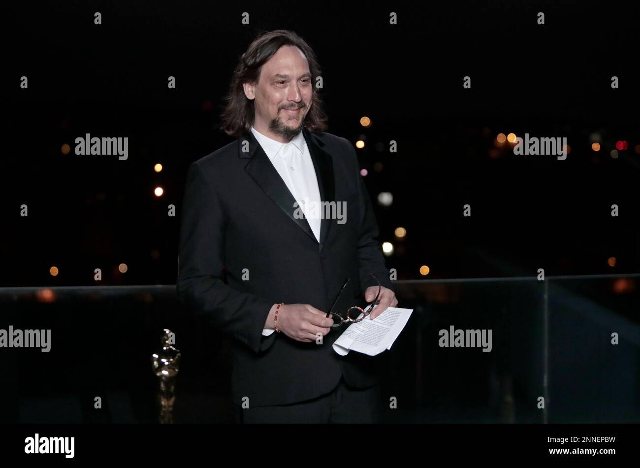 Nicolas Becker celebrates after he won for Best Sound for 'Sound of ...