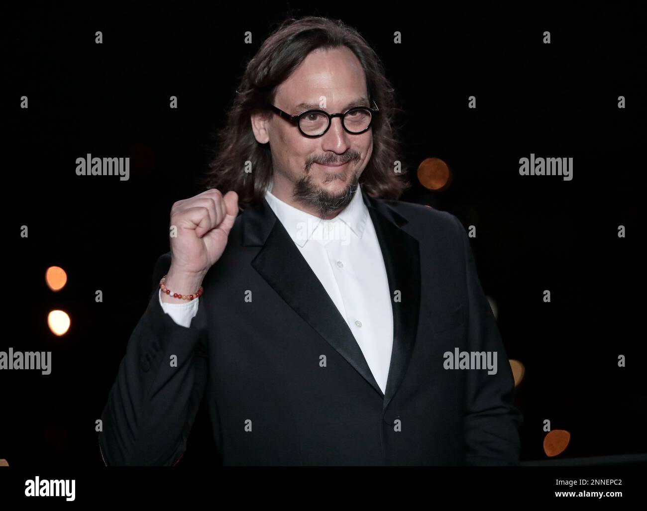 Nicolas Becker celebrates after he won for Best Sound for 'Sound of ...