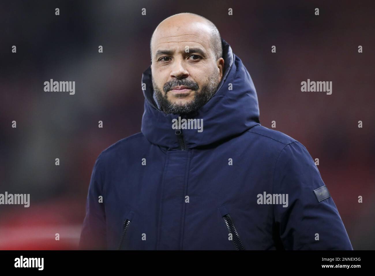 ALKMAAR - 25-02-2023, AFAS Stadium. Dutch Eredivisie Football season 2022 / 2023, during the ...