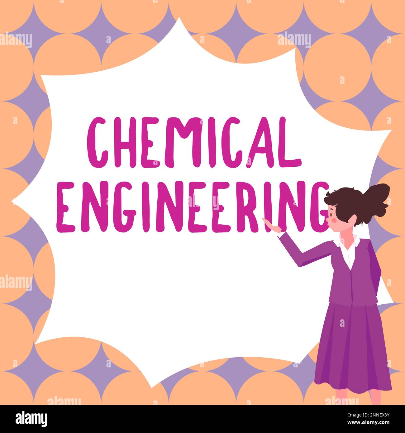 Conceptual display Chemical Engineering. Business concept developing ...