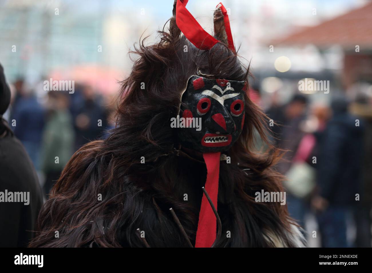 Masques zoomorphes du carnaval europeen hi-res stock photography and ...