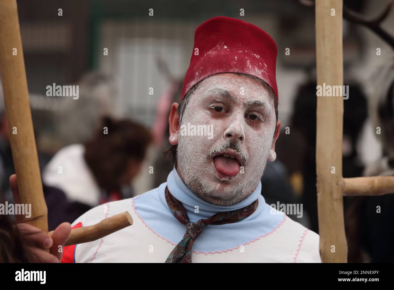 Masques zoomorphes du carnaval europeen hi-res stock photography and ...