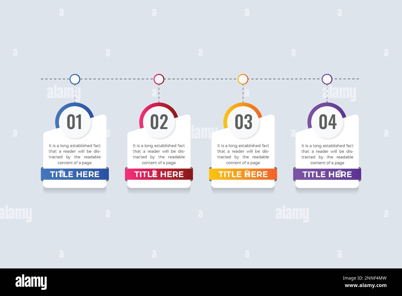 Business presentation and information chart flow diagram vector with ...