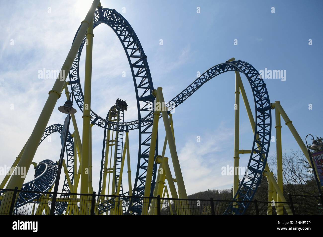 The Impulse steel rollercoaster at Knoebels Amusement Resort in ...