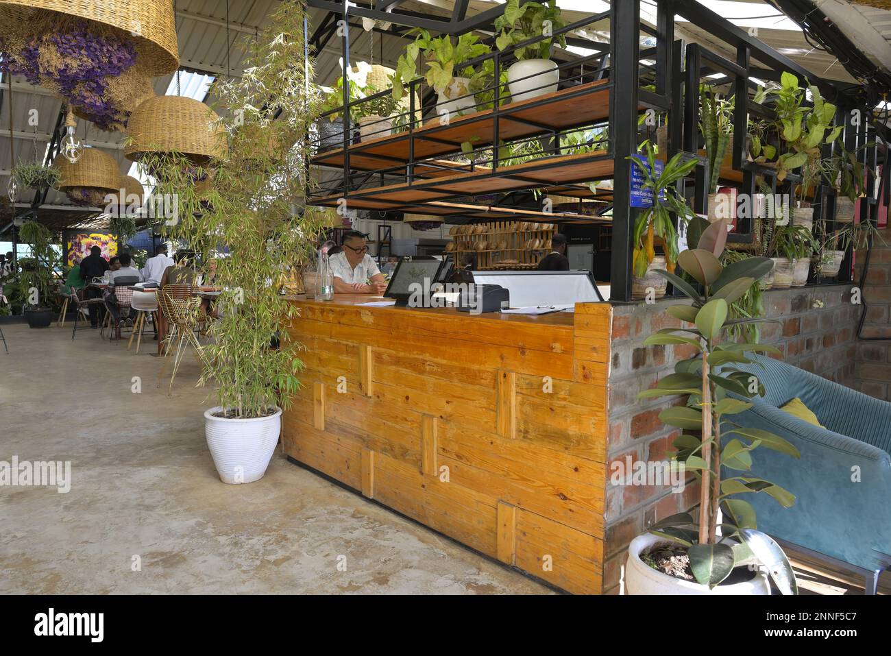 The Cultiva Farm Kenya restaurant, Nairobi KE Stock Photo - Alamy