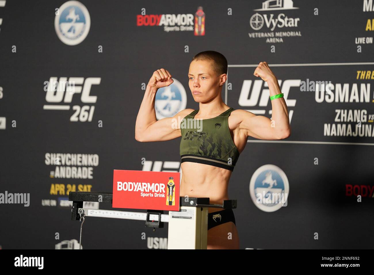 Rose Namajunas Weigh In