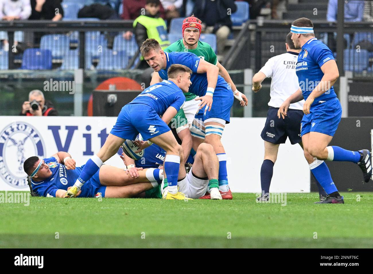 25th February 2023; Stadio Olimpico, Rome, Italy: Six Nations ...