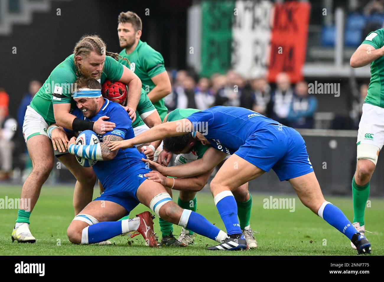 25th February 2023; Stadio Olimpico, Rome, Italy: Six Nations ...