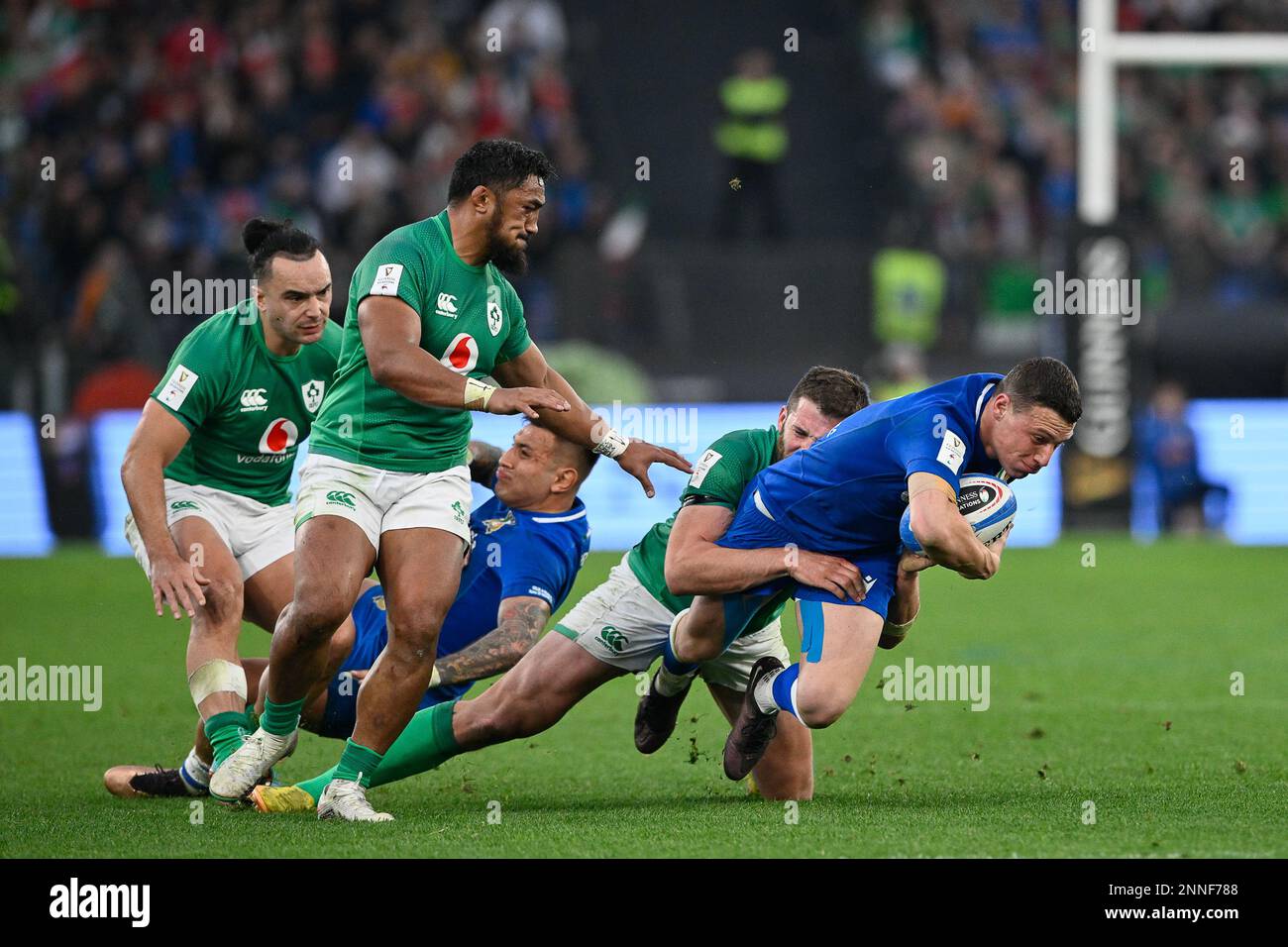 25th February 2023; Stadio Olimpico, Rome, Italy: Six Nations ...