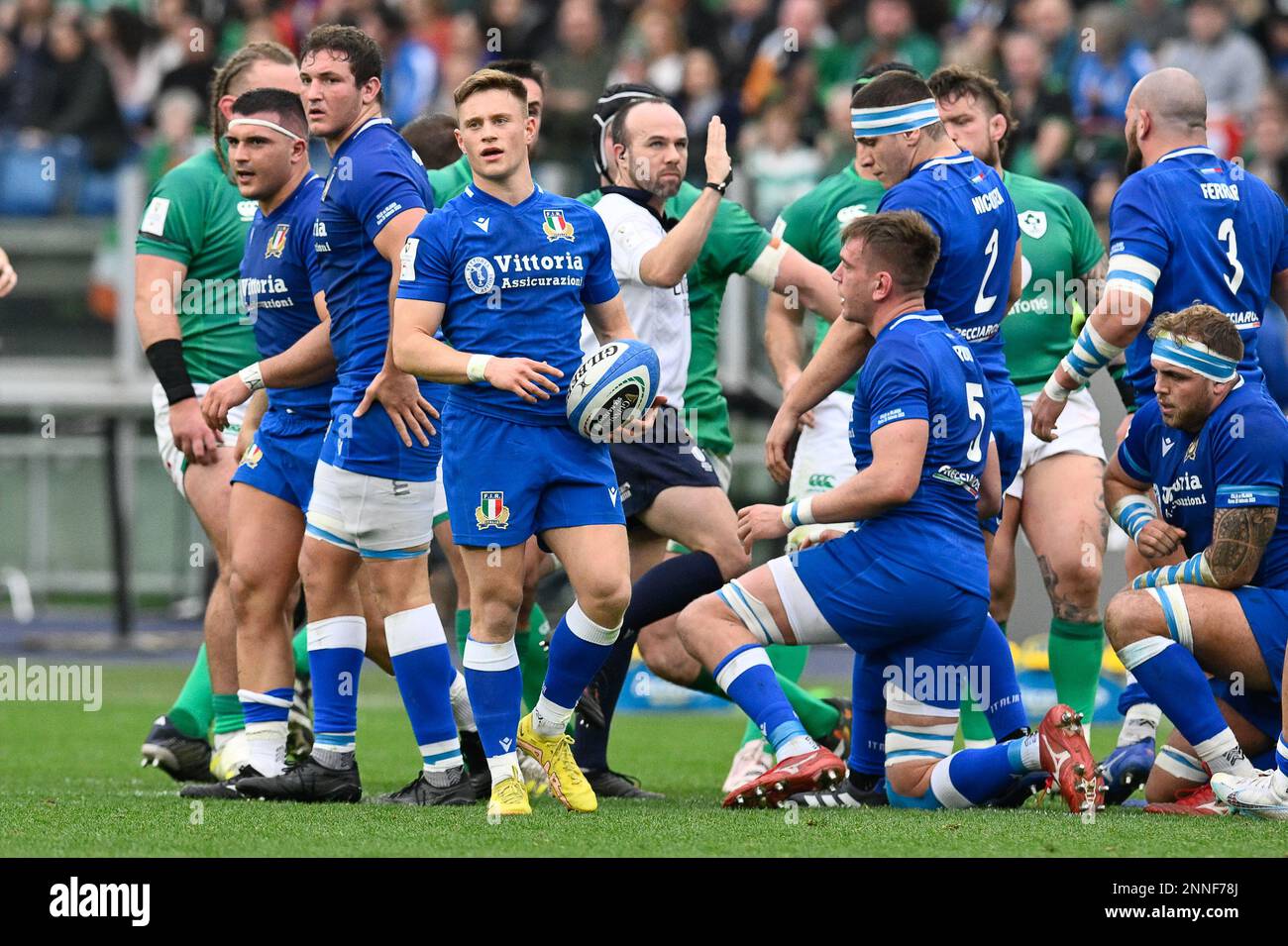 25th February 2023; Stadio Olimpico, Rome, Italy: Six Nations ...