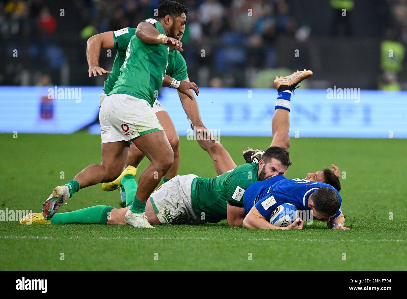 25th February 2023; Stadio Olimpico, Rome, Italy: Six Nations ...