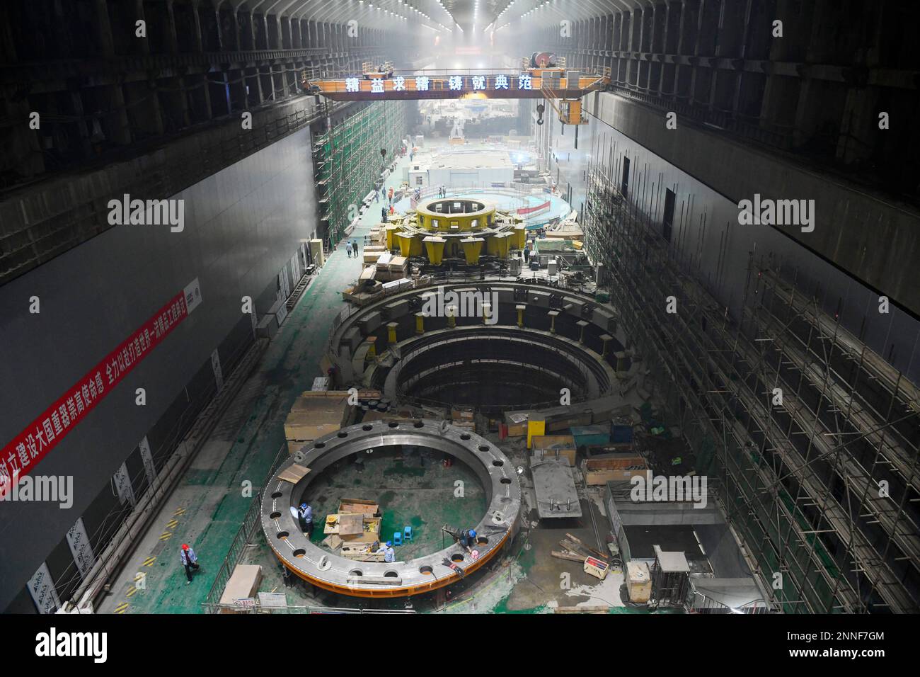 The underground powerhouse of world's biggest hydropower station ...
