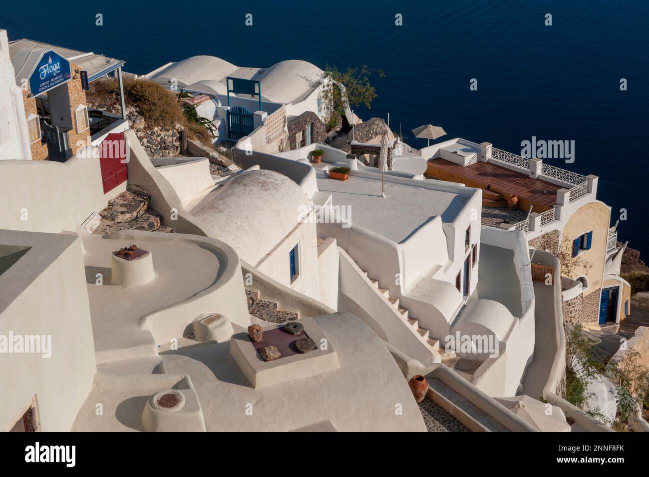 Europe, Greece, Santorini, Oia. View of homes in Oia Stock Photo - Alamy