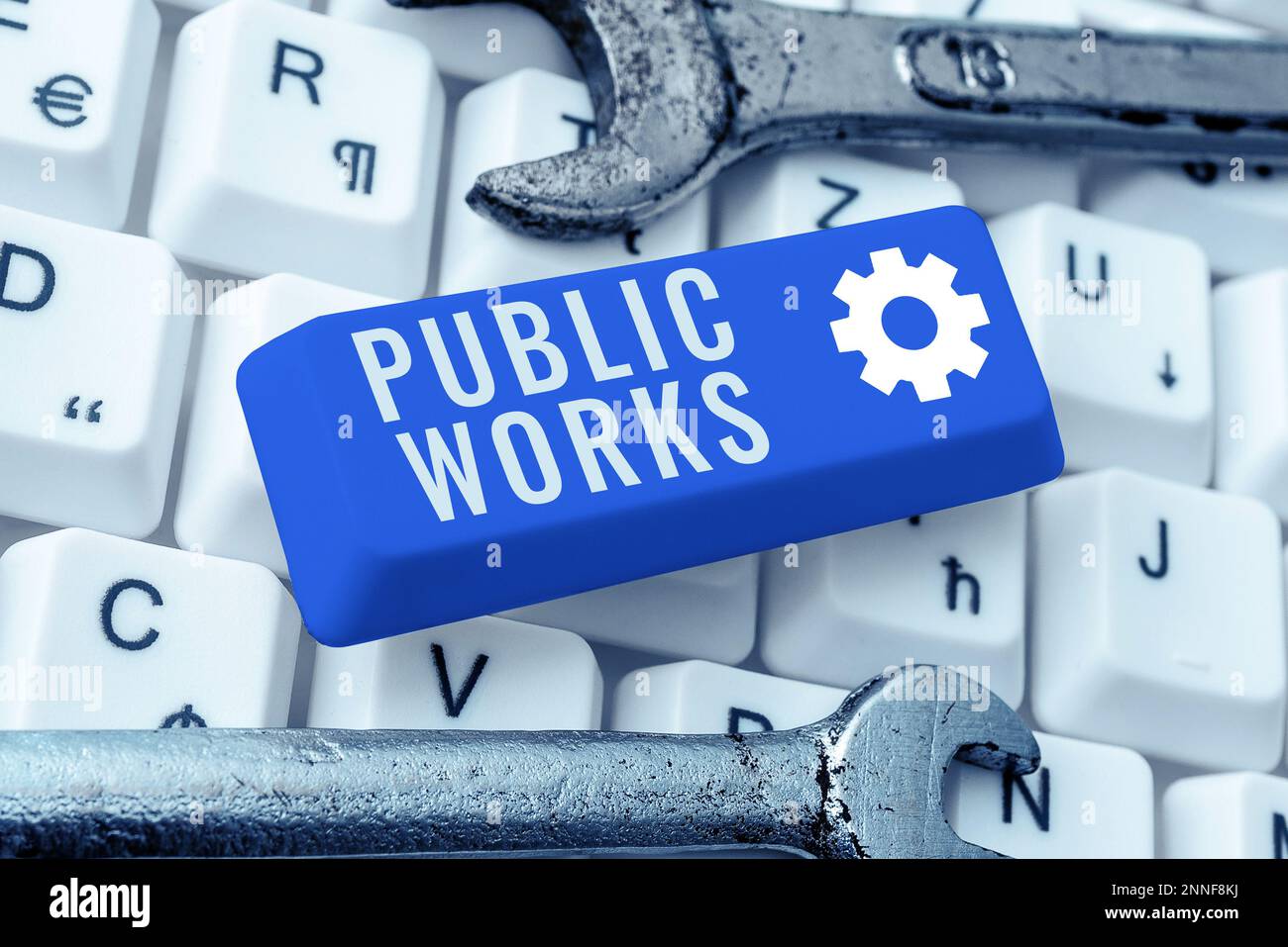 Inspiration showing sign Public Works. Word Written on Describes the ...