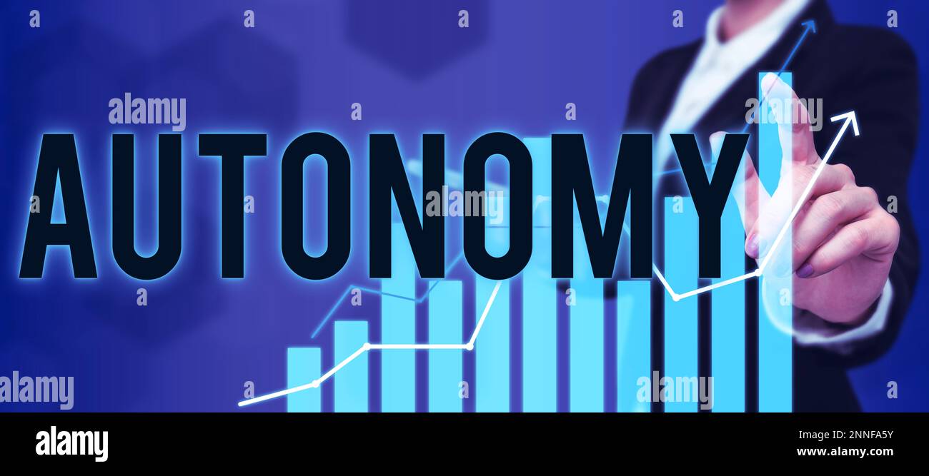 Inspiration showing sign Autonomy. Conceptual photo vehicle that can ...