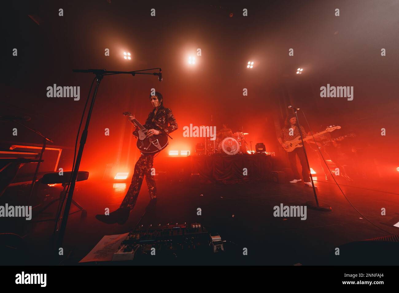 BARCELONA - FEB 15: Palaye Royale (band) on stage at Apolo stage on ...